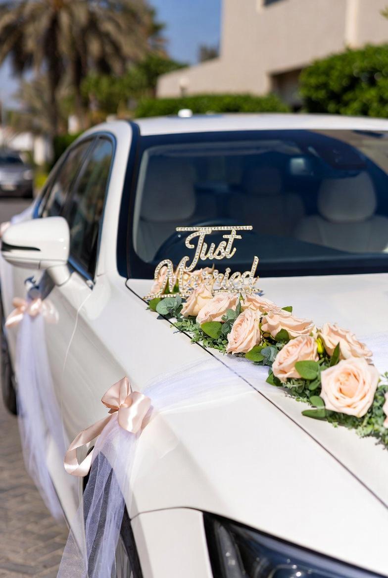Simple Car Decoration for Wedding - MS Events & Decor